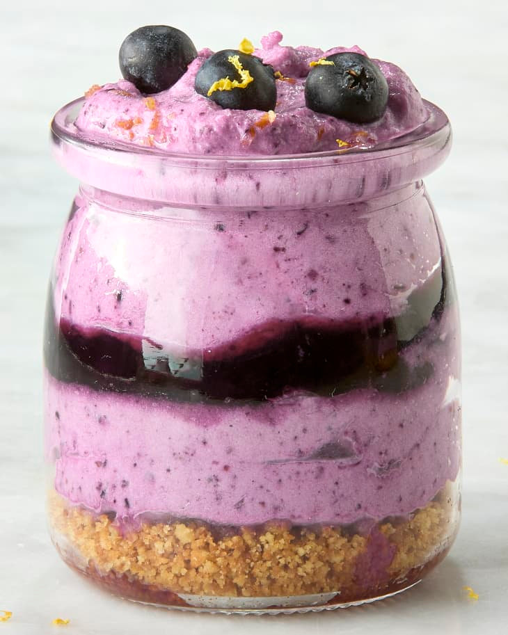 Incredibly Creamy Blueberry-Lemon Mousse Recipe