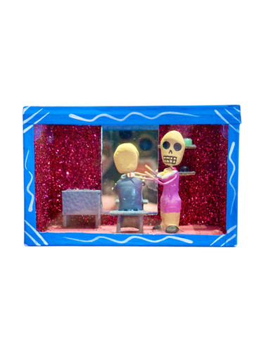 Beauty salon - Skeleton Shadow Box | soonaotomi