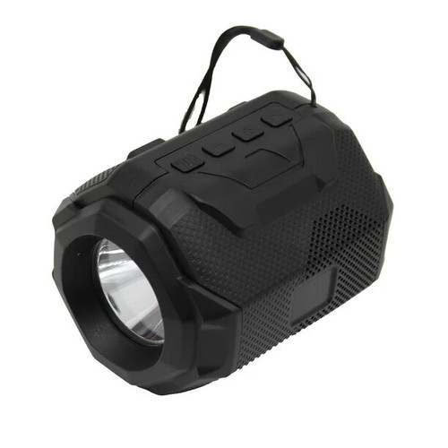 PARLANTE NEGRO CON LINTERNA A005 PLUS | BARTHON HOGAR