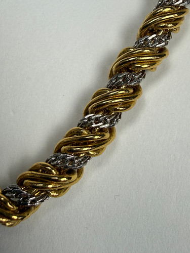 Vintage Mixed Metal Long Chain - Gold & Silver | By Elleven