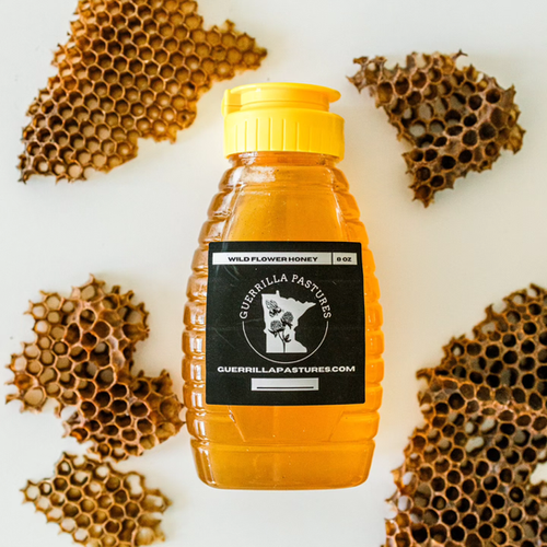 16 Oz Local Wild Flower Honey | Guerrilla Pastures