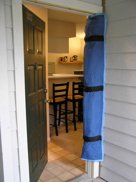 Padded Cover Door Jamb Protector Blue 24" X 69" | AMS