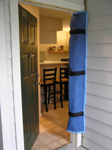 Padded Cover Door Jamb Protector Blue 24" X 69" | AMS