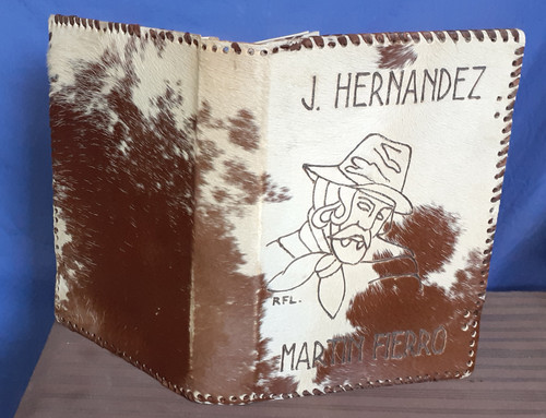 Jose Hernandez; El Gaucho Martin Fierro in Cowhide Book Cover ...
