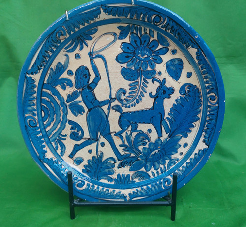 Vintage Tlaquepaque Tourist Pottery - Plate, 11.5" - Lucano design ...