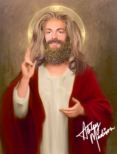Gay Jesus Signed Print | Ashley Madison