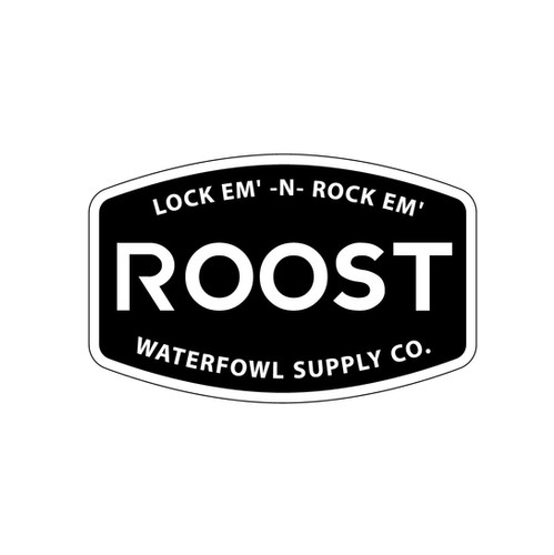 Roost Rock Em' Lock Em' Sticker (R-RW-150) | FIELDSTONE