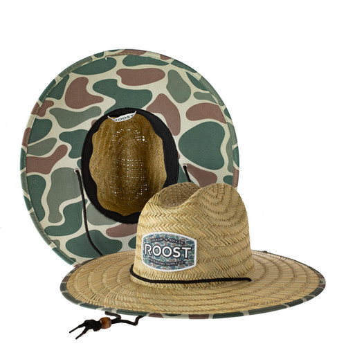Roost Woven Patch Straw Hat (R-RW-131) | FIELDSTONE