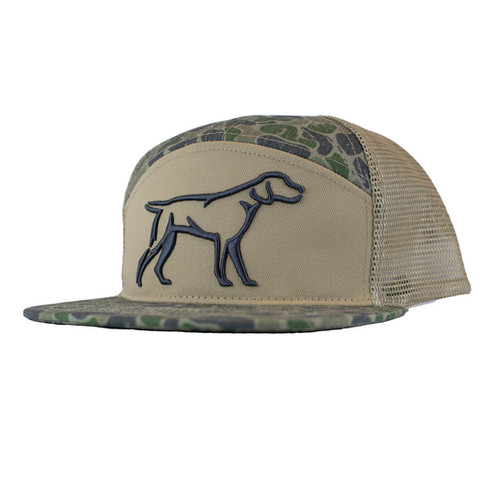 Backwoods Camo 7 Panel Hat (RH-154) | FIELDSTONE