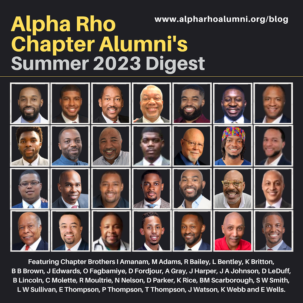 Alpha Rho Chapter Alumni's Summer 2023 Digest + Centennial Funding ...