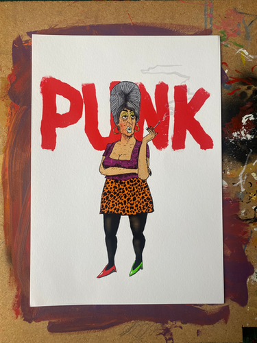 Punk Print | davidwhelanart