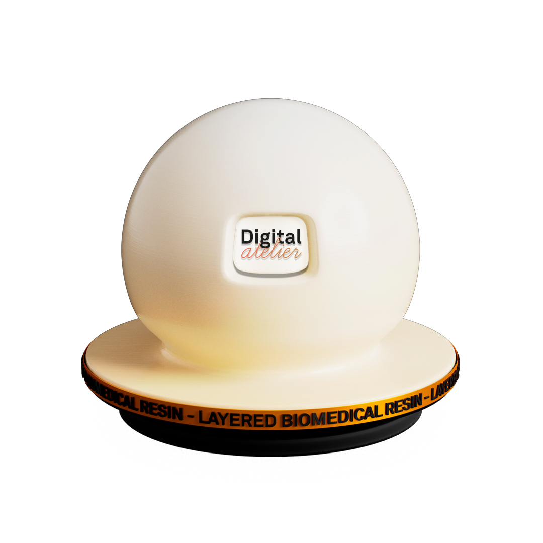 Layered biomedical resin