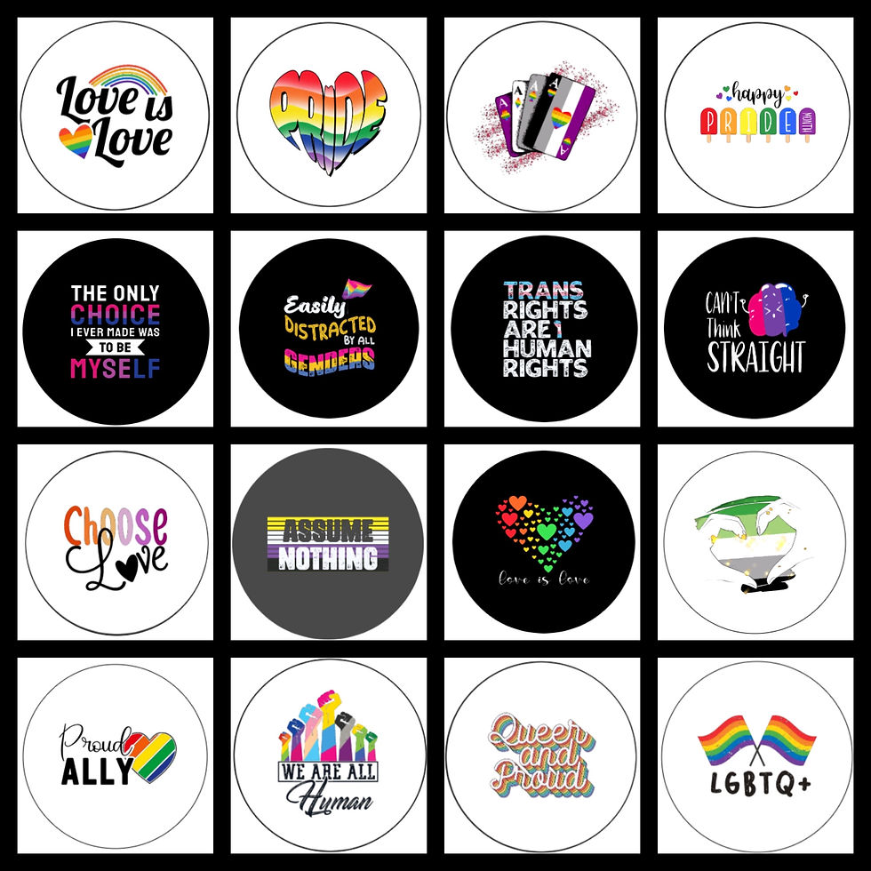 LGBTQ+ Pride Badges | My Site