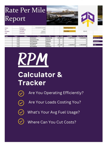 Rate Per Mile (RPM) Calculator & Tracker | Ddt Logistics
