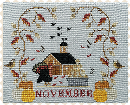 Barn Calendar November | Twinpeak Primitives