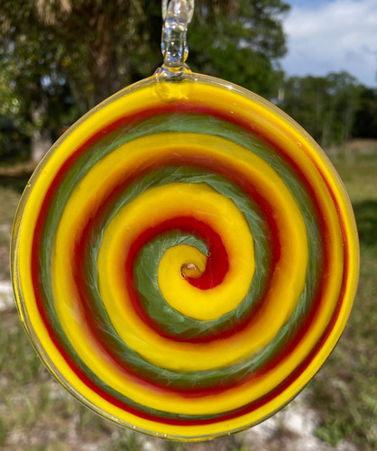 Loewer Glass Spiral Disc | pmgallery