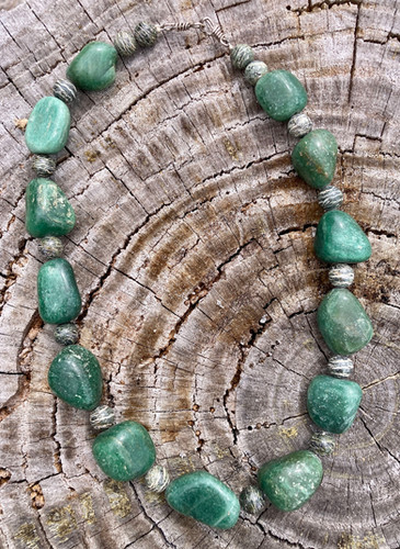 Galloway Green Agate Necklace | pmgallery