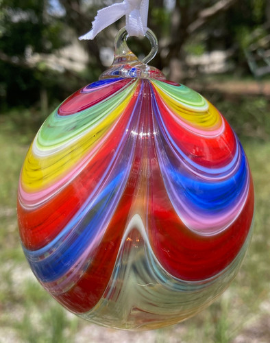 Glass Eye Studio Rainbow Drape Ornaments | pmgallery