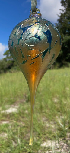 Robert Held Blown Glass Teardrop Ornaments | pmgallery
