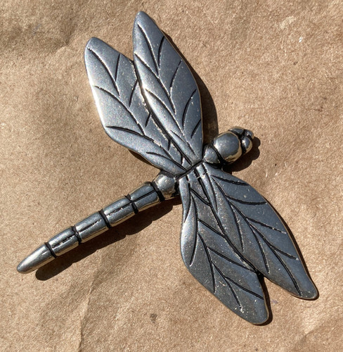 Basic Spirit Pewter Dragonfly Magnet | pmgallery