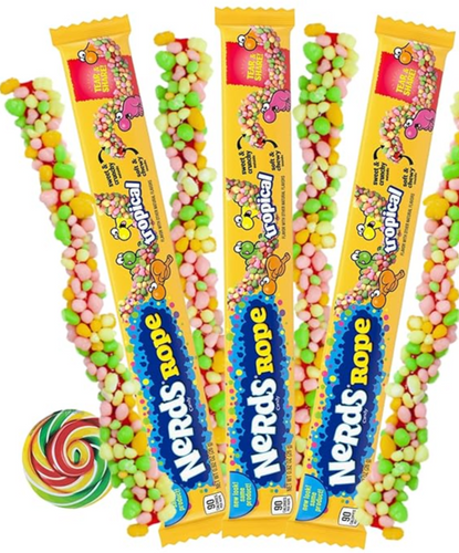 Nerds Tropical Ropes | Pink Leopard Candy B