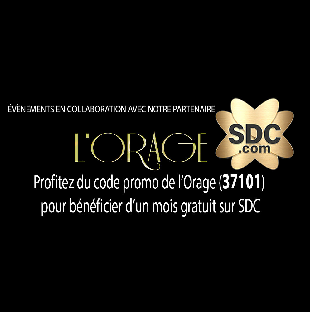 Code promo SDC-L'ORAGE