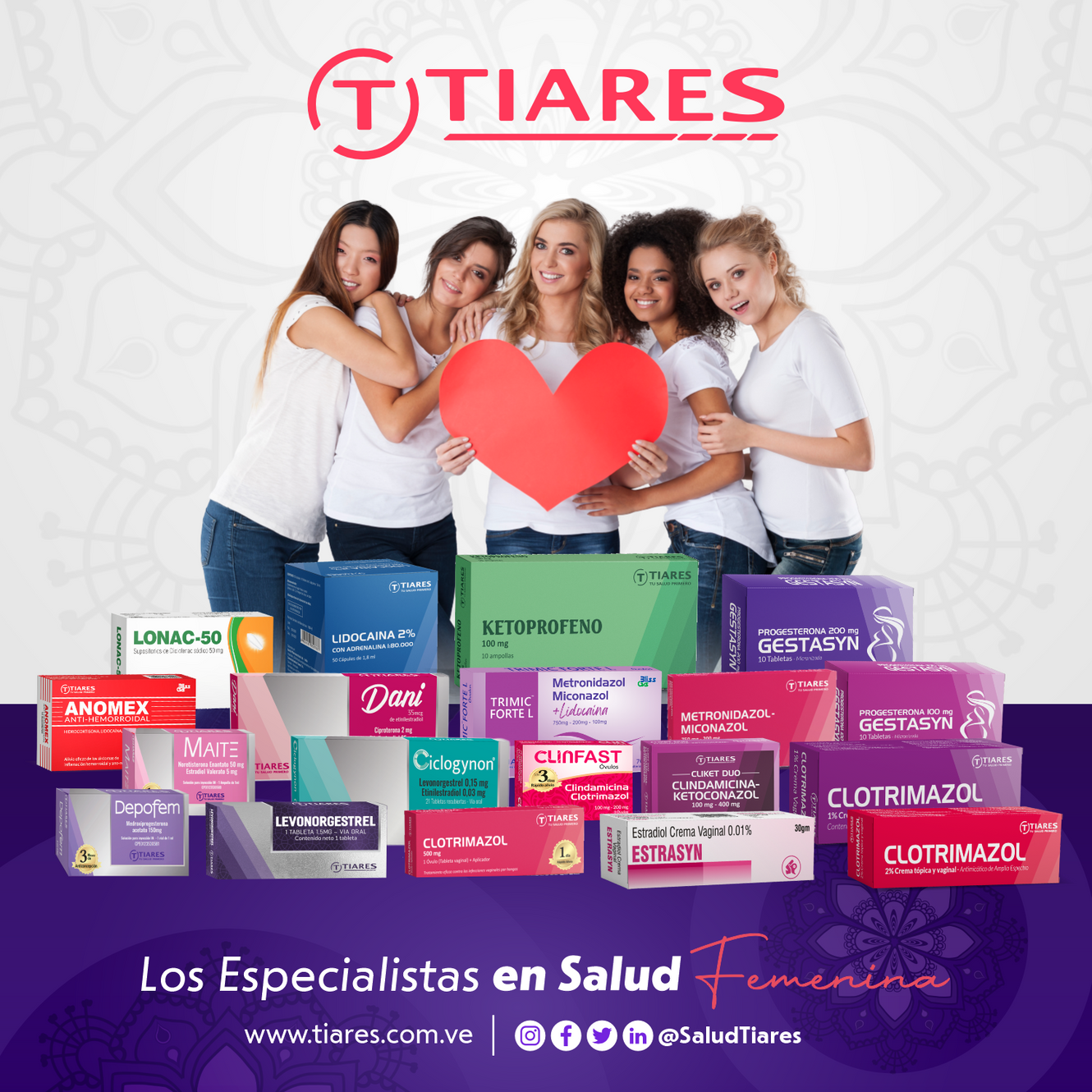 Anticonceptivos | TIARES C.A
