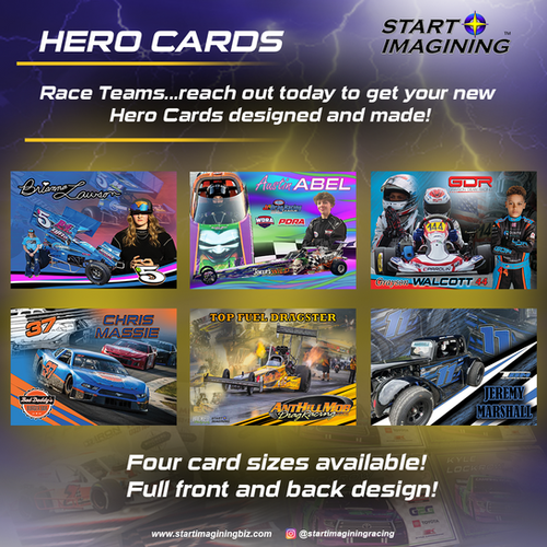 Racing Hero Cards Online Order | Start Imagining