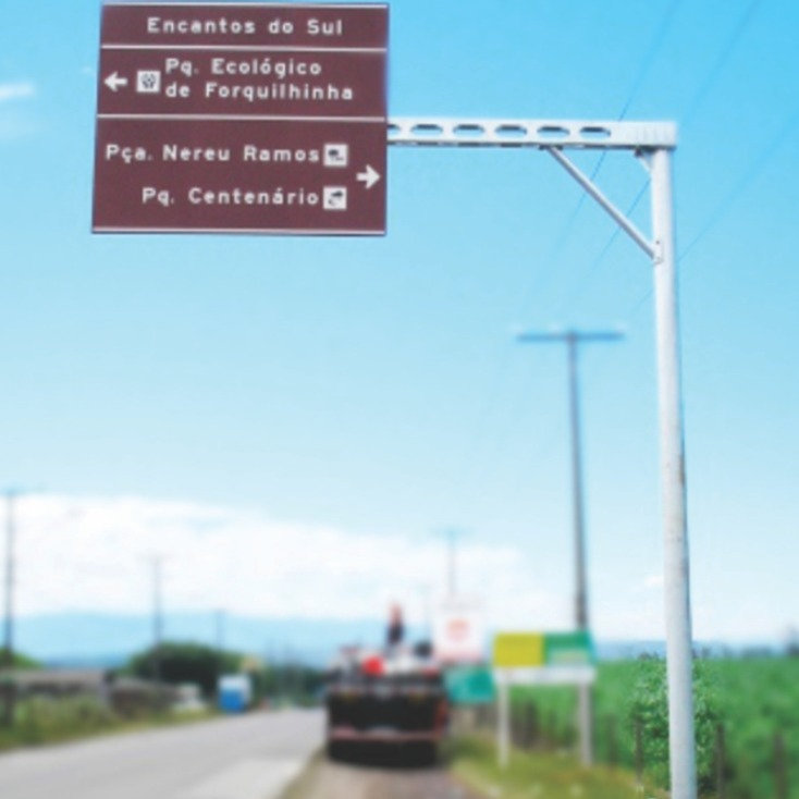 Semi-pórtico de viga vazada