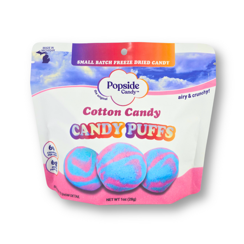 Cotton Candy Puffs | Popside Candy