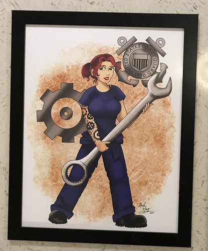USCG MK Pinup Print | Art By Karla
