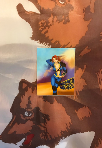 Fallout Fan Art Pinup | Art By Karla