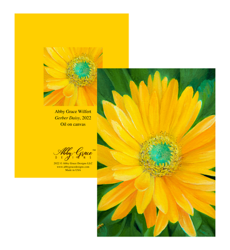 Gerber Daisy Card | Abby Grace Designs