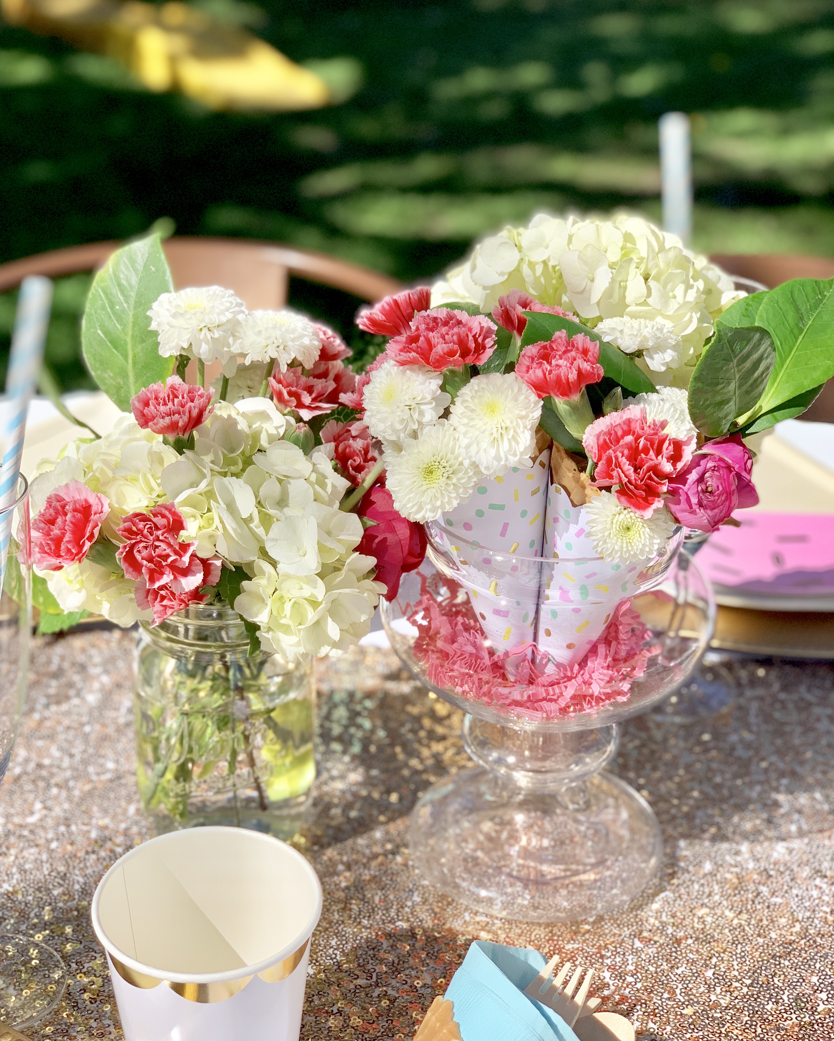 Ice Cream Themed Engagement Party with Party Luxe Box - Pop of Gold