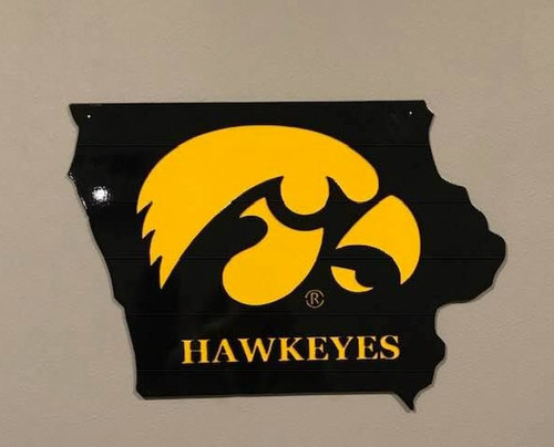 Iowa Hawkeyes Metal sign | mysite