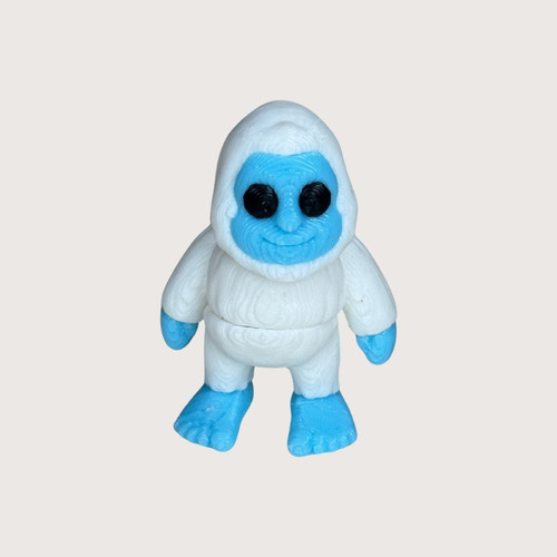 Winter Yeti Pocket Pal Toy | Precision Path 3D