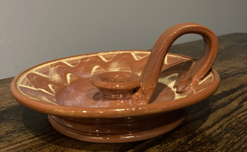 Redwood Pottery Candle Holder | CHS