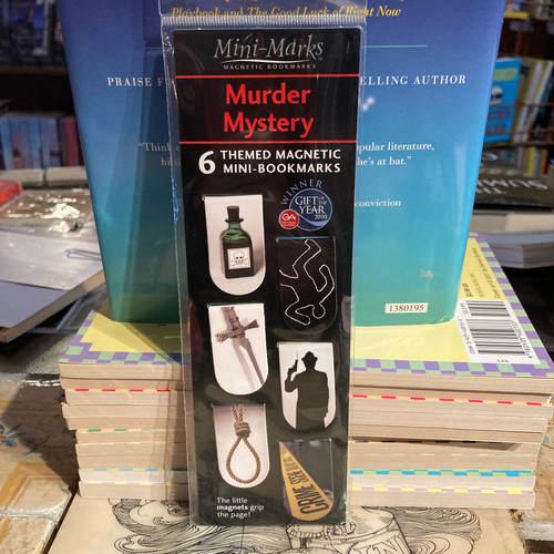 Murder Mystery Magnetic Bookmarks-set of 6 | Secondhand Rows