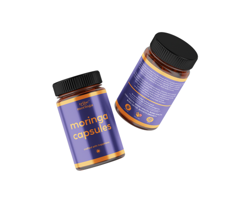 Tribe Moringa - Moringa Capsule for Hair Growth, Heart Health, Bone ...