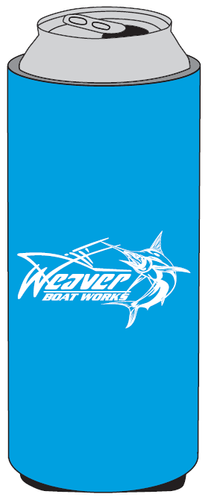 Slim Can Coozie- Turquoise | Weaver Store