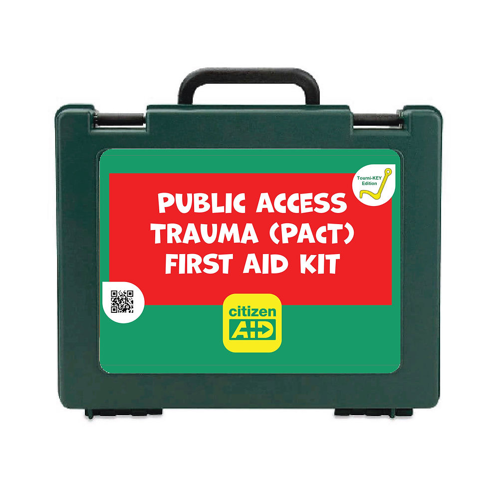 Public Access Trauma (PAcT) First Aid Kit with Tourni-key | citizenAID