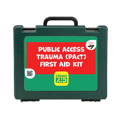 Public Access Trauma (PAcT) First Aid Kit with COMMERCIAL tourniquet ...