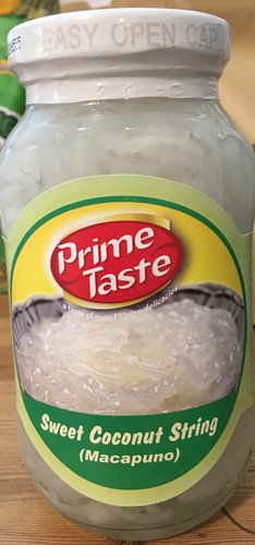 Prime Taste Sweet Coconut String Macapuno 340g | FilNor Supermarket