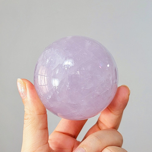 EXTREMELY RARE PERIWINKLE CRYSTAL SPHERE | KASAVRA