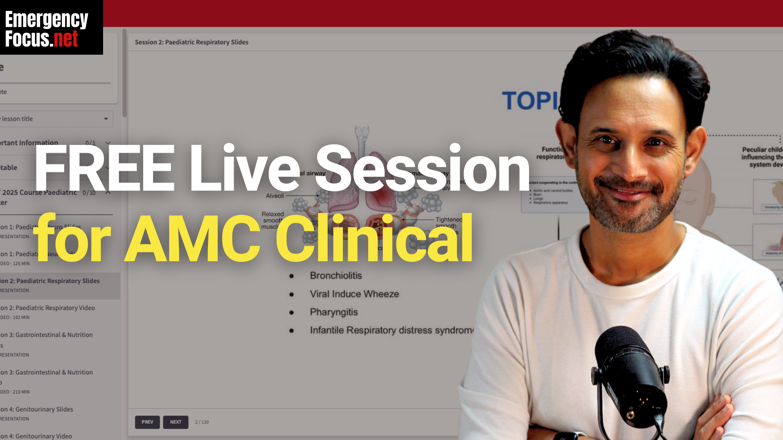 FREE Live Session for AMC Clinical