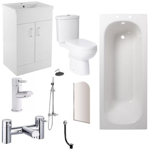 Complete Eden Vanity Bathroom Suite | Carlisle DIY - Goole