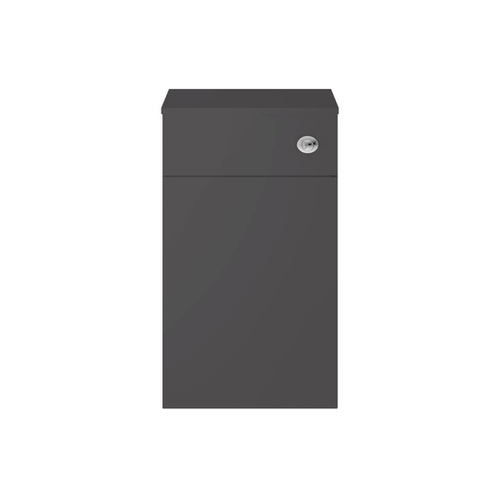 Nuie Athena Dark Gloss Grey 500mm WC Unit and Cistern | Carlisle DIY ...