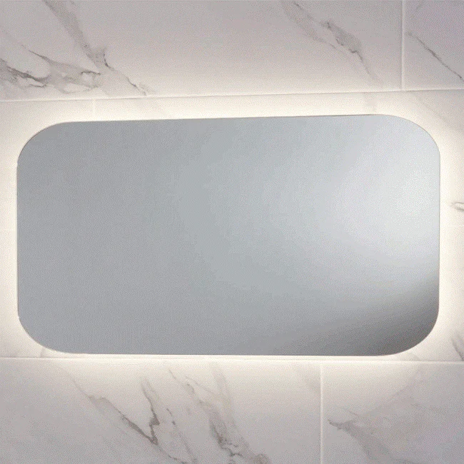 Aura LED Mirror with Power Socket | Carlisle DIY - Goole