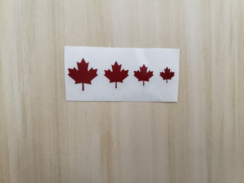 CLEARANCE | Mini Reflective Maple Leaf Decals | FirstResponseProduct