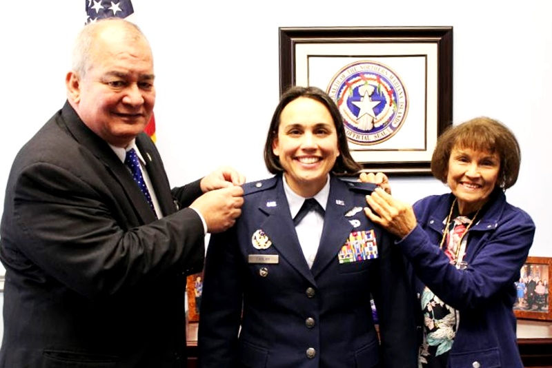 Saipan native Colonel Esther Sablan named wing commander